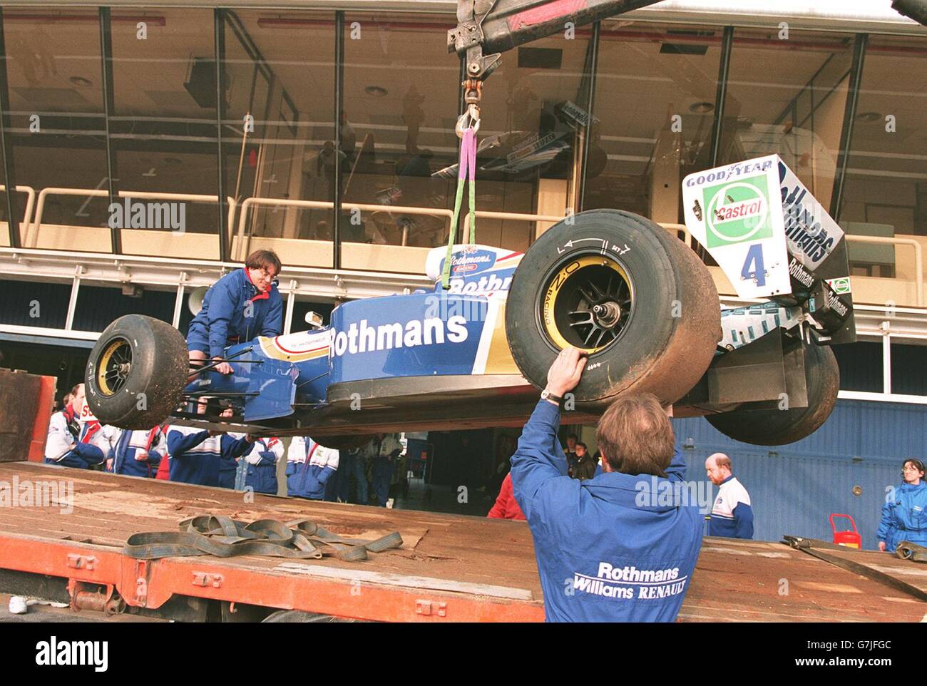 Motor Racing Formula One testing in Barcelona Stock Photo - Alamy
