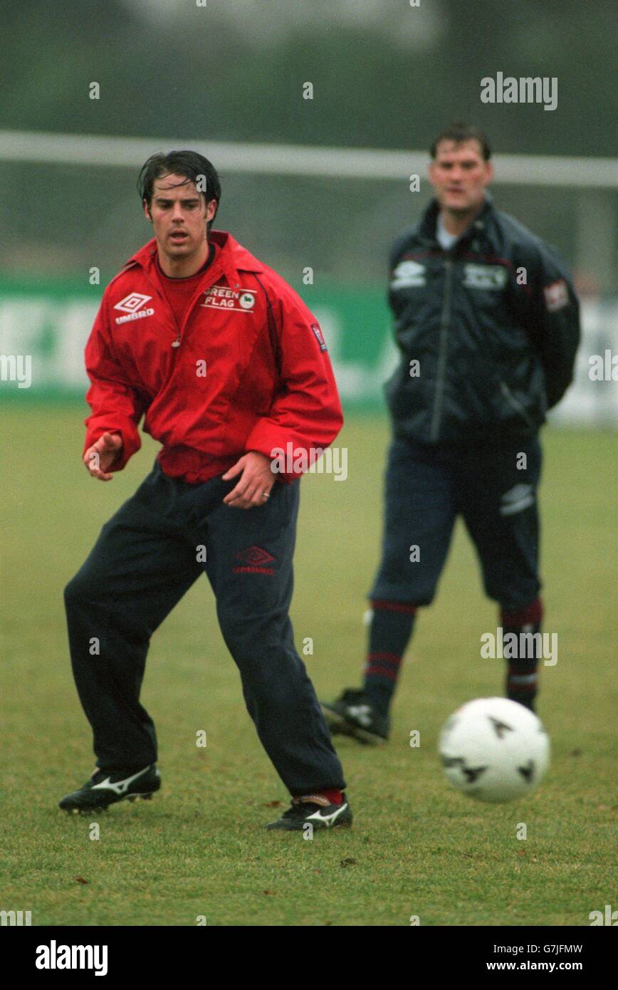 International Soccer ... England Training from Bisham. Jamie Redknapp ...