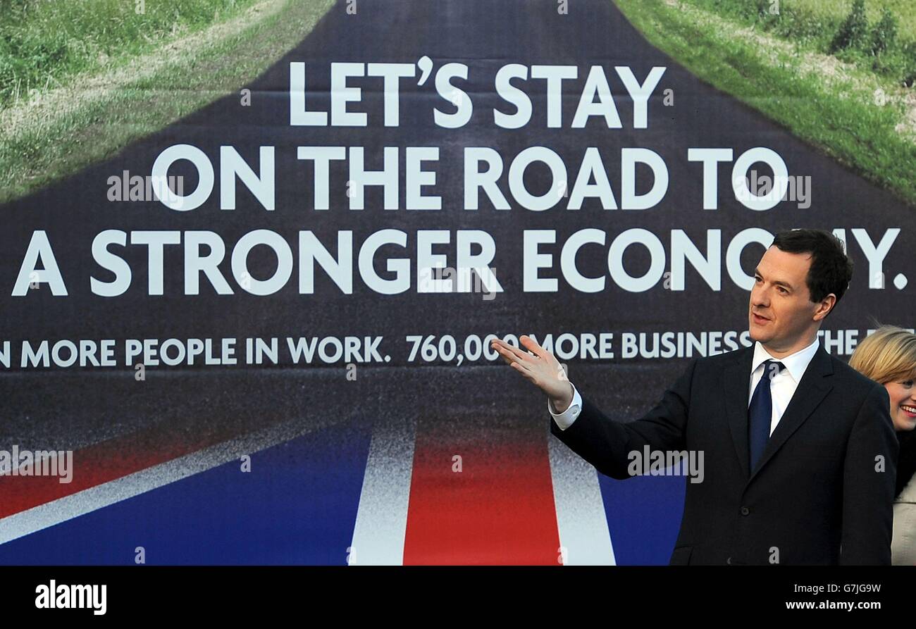 Met staff launched tories first campaign poster hi-res stock ...
