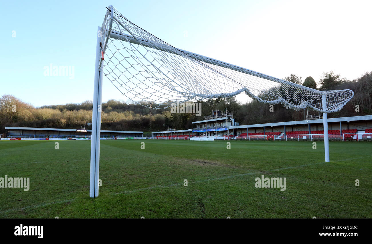 A general view of the Crabble Athletic Ground, Dover Stock Photo - Alamy