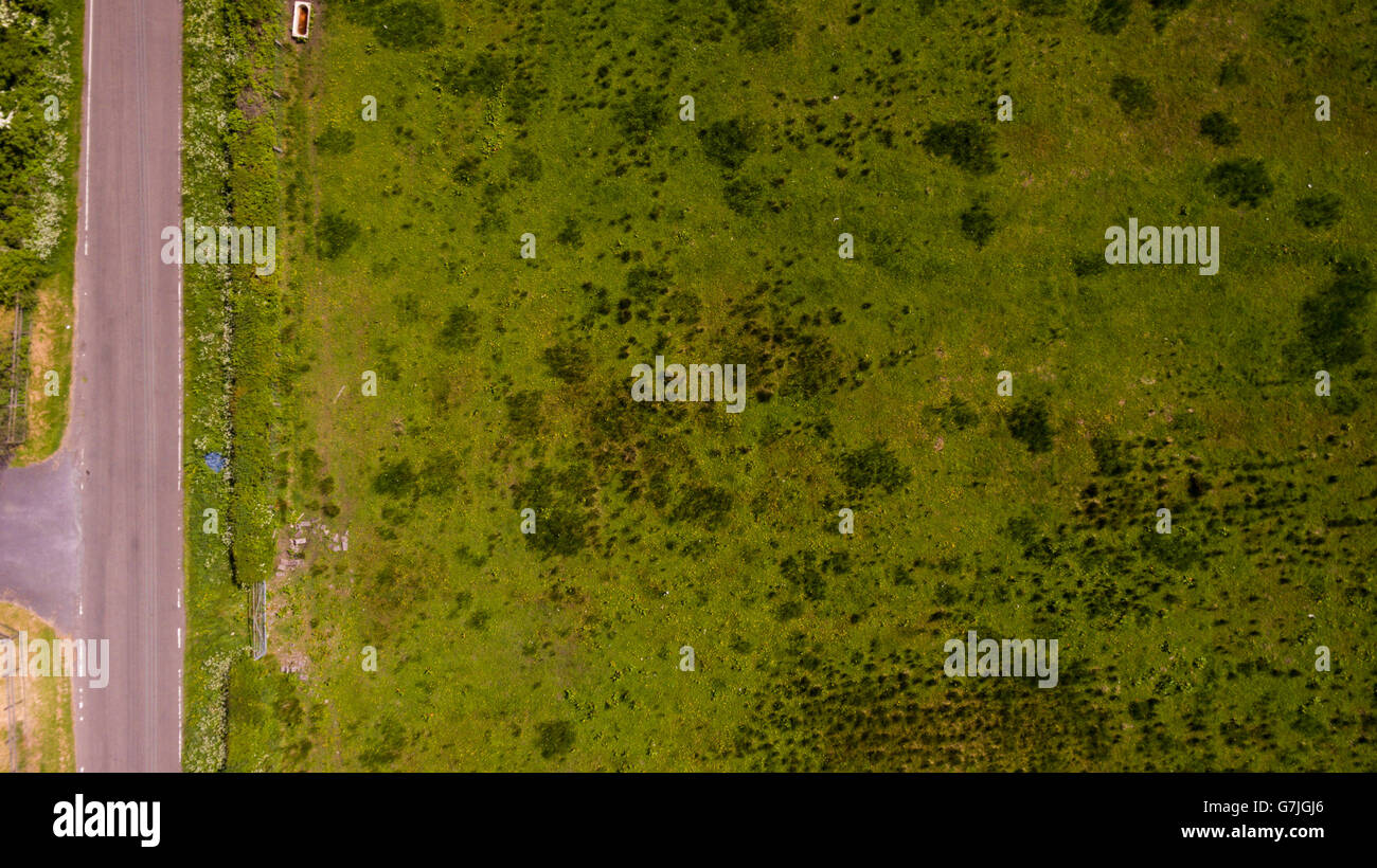 Aerial Grass Texture Stock Photo - Alamy