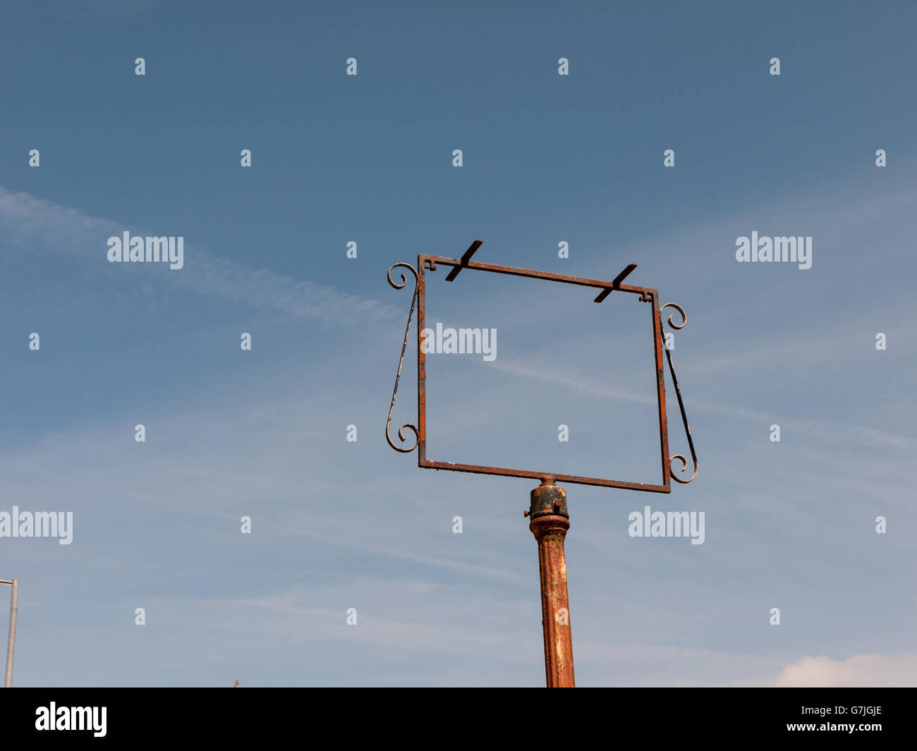 Empty Signpost High Resolution Stock Photography and Images - Alamy