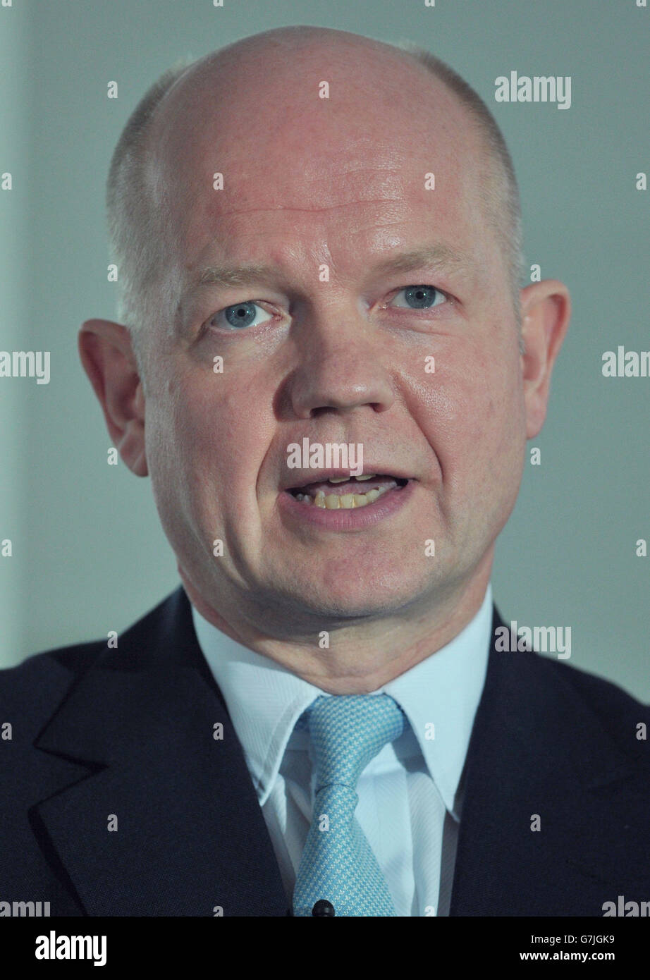 William Hague, First Secretary of State and Leader of the House of ...