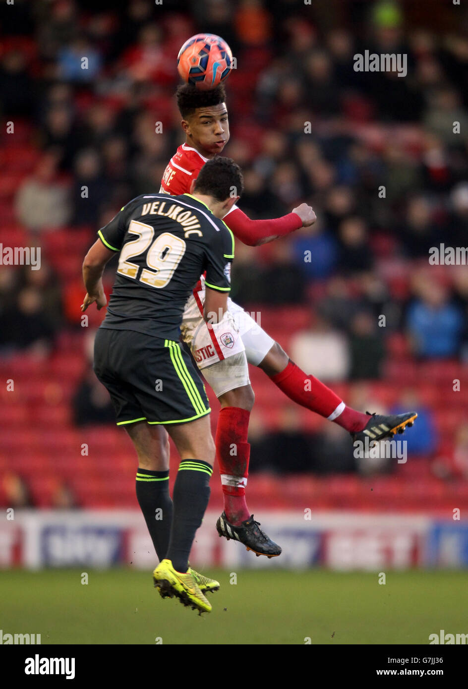 Soccer fa cup third round barnsley v middlesbrough oakwell hi-res stock ...