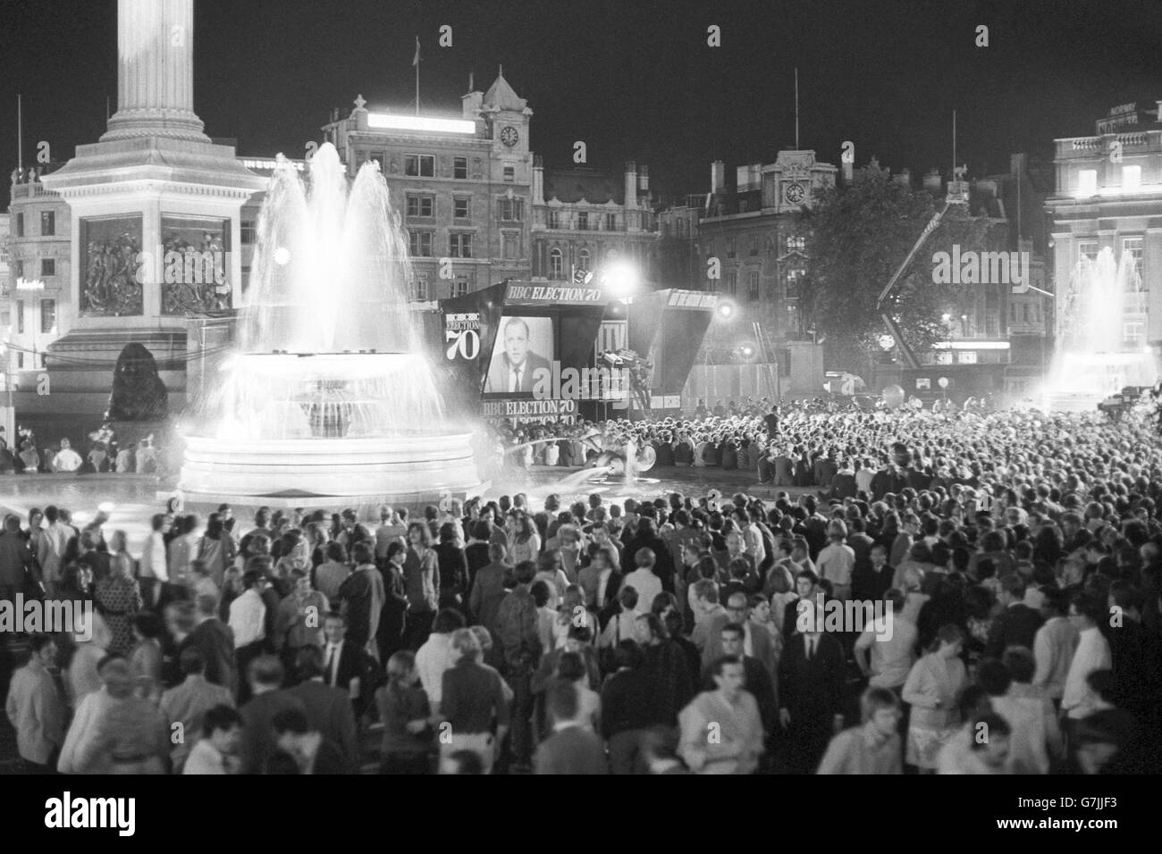 Outdoor election Black and White Stock Photos & Images - Alamy