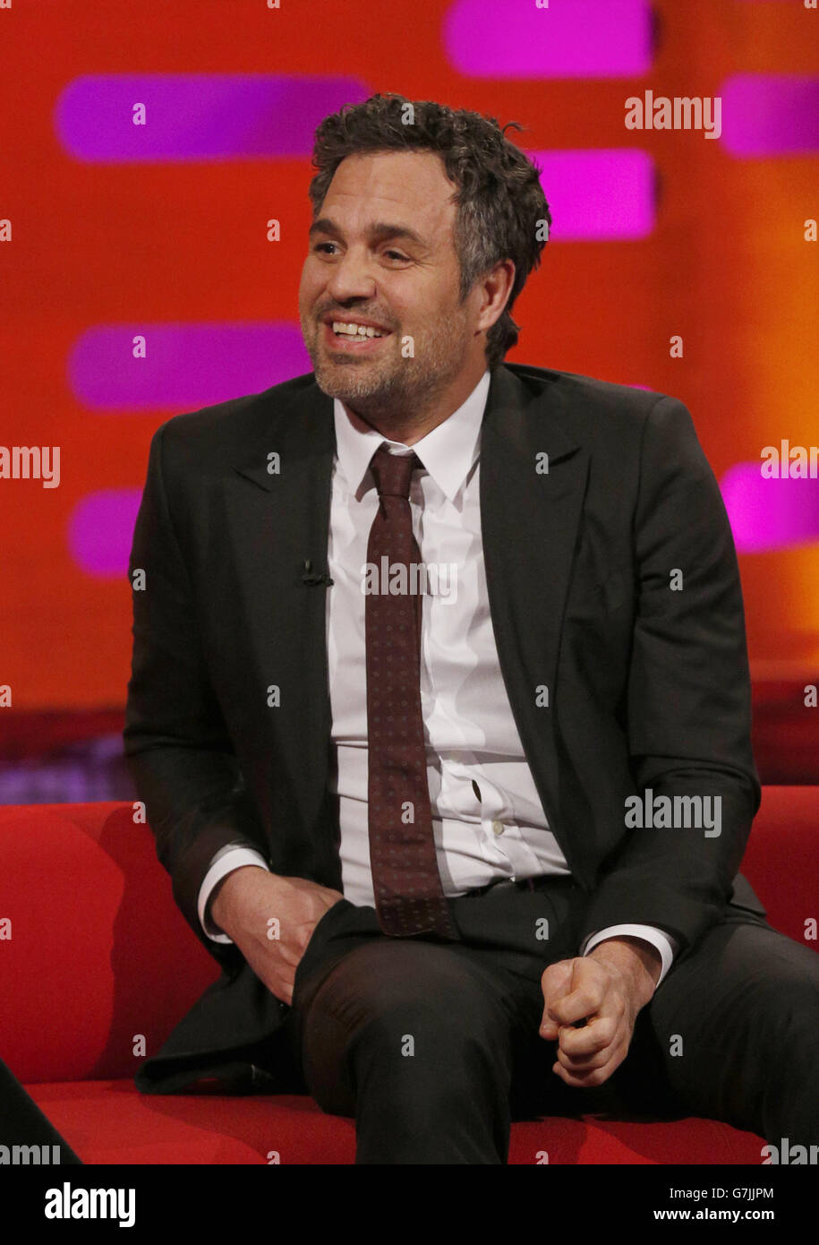 Mark Ruffalo during filming of the Graham Norton Show at the London ...