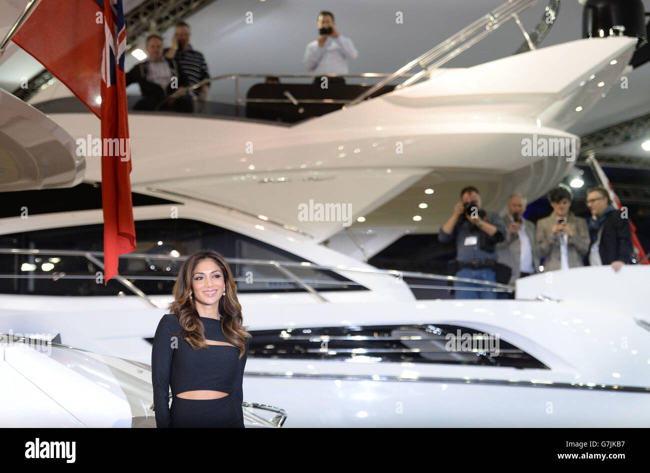 Nicole Scherzinger unveils Sunseeker International's new boat, the ...