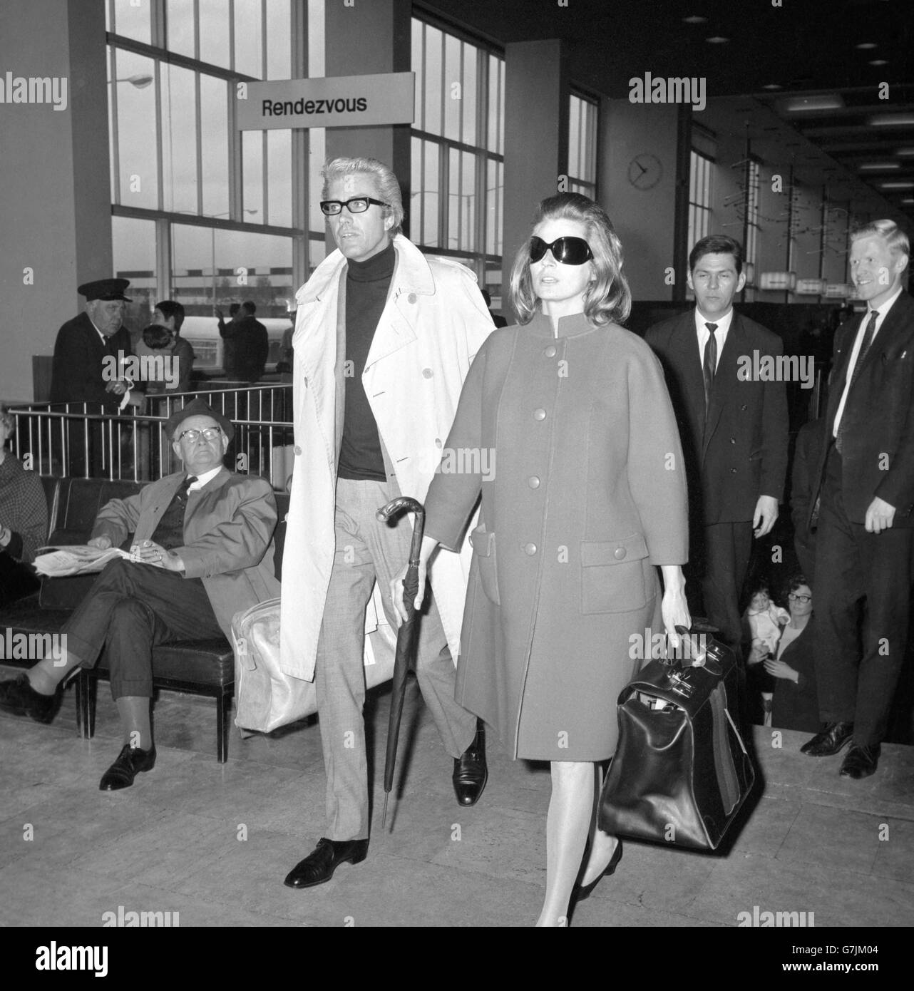 Swedish-born actress Anita Ekberg with her husband, Austrian-born ...