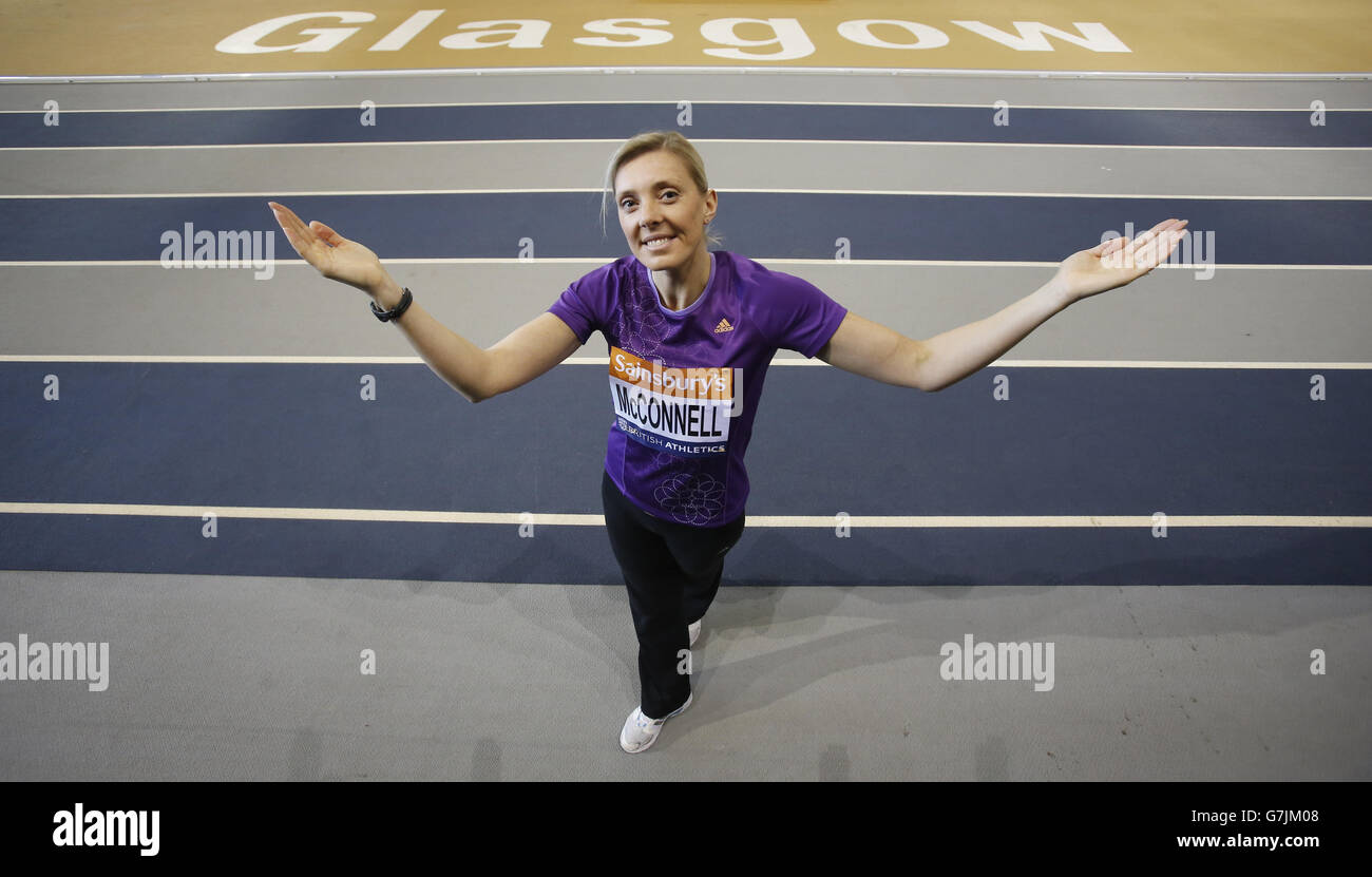 Scottish star Lee McConnell during a photocall ahead of The Sainsbury's ...
