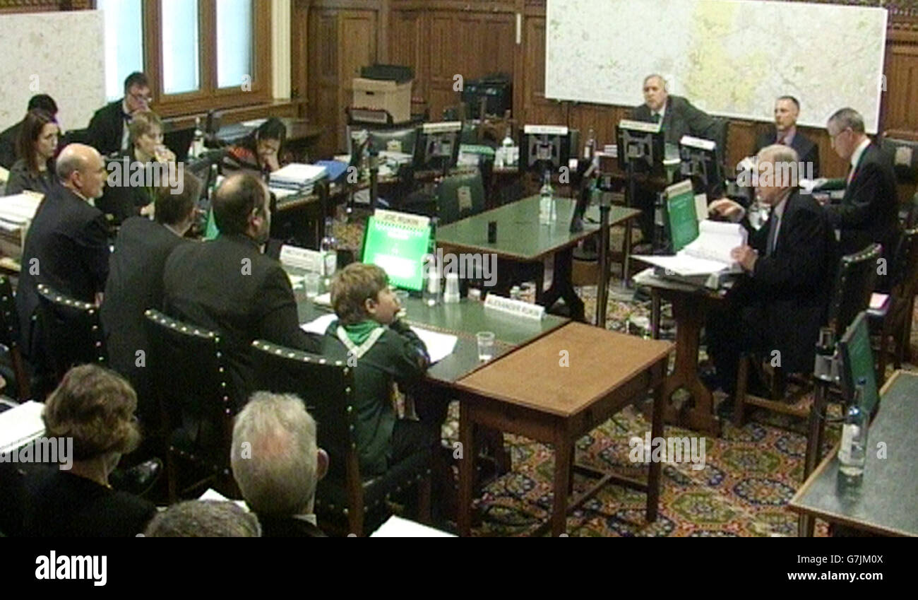 Nine year old Alex Rukin appears before HS2 Hybrid Bill Committee at ...