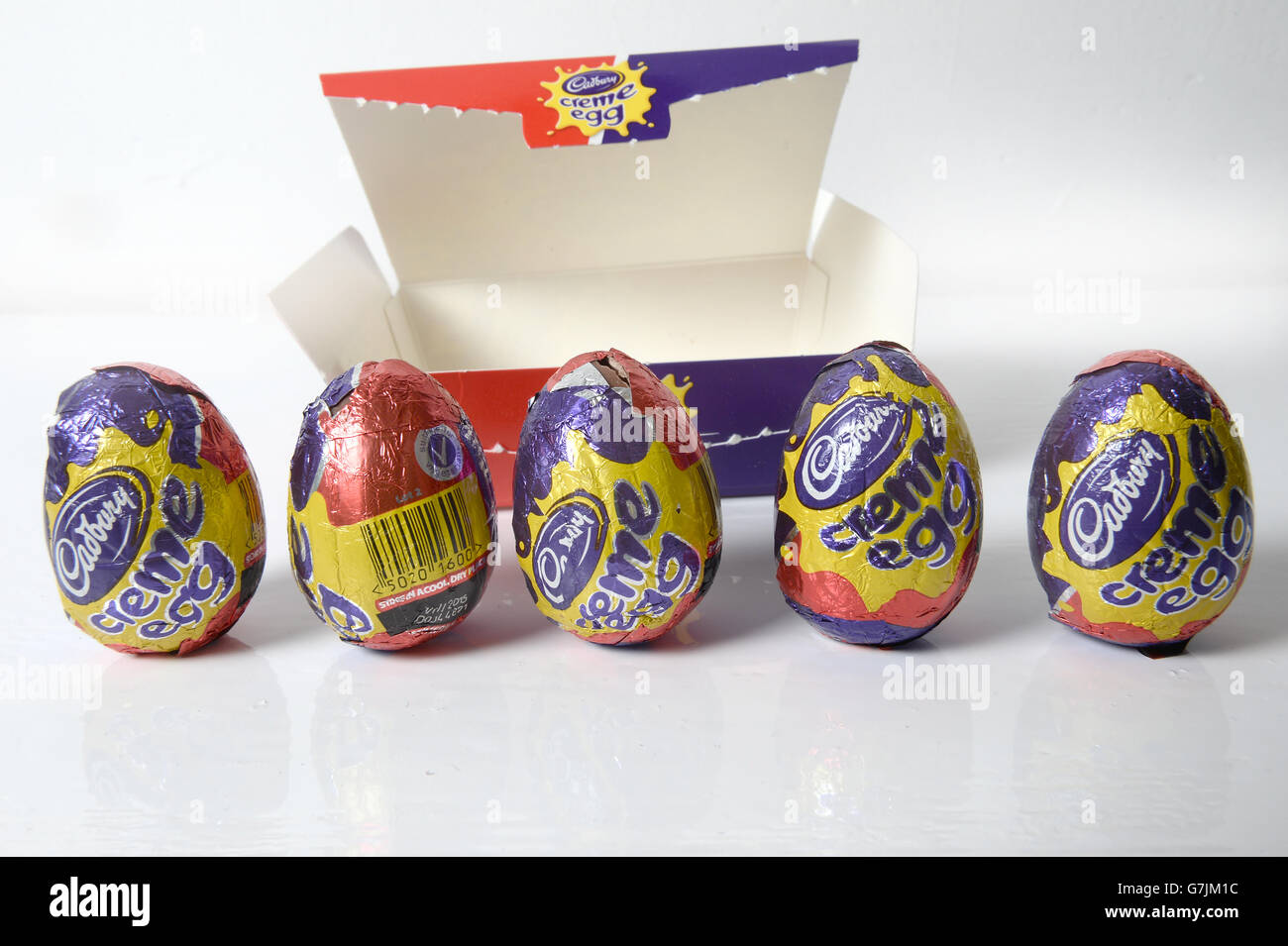 New Creme Eggs Stock Photo - Alamy