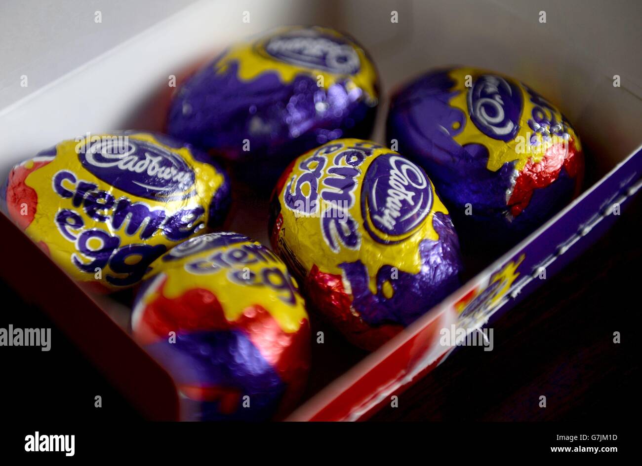 New Creme Eggs Stock Photo - Alamy