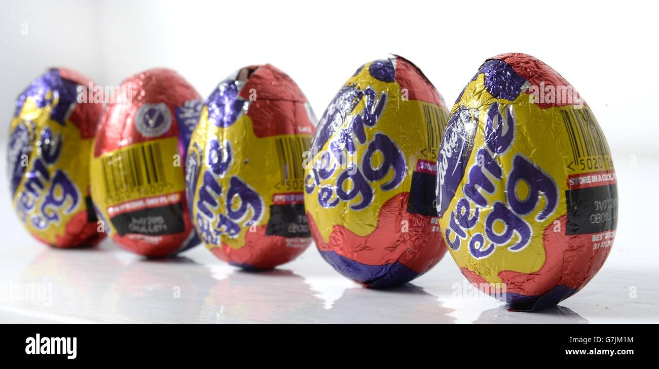 New Creme Eggs Stock Photo - Alamy