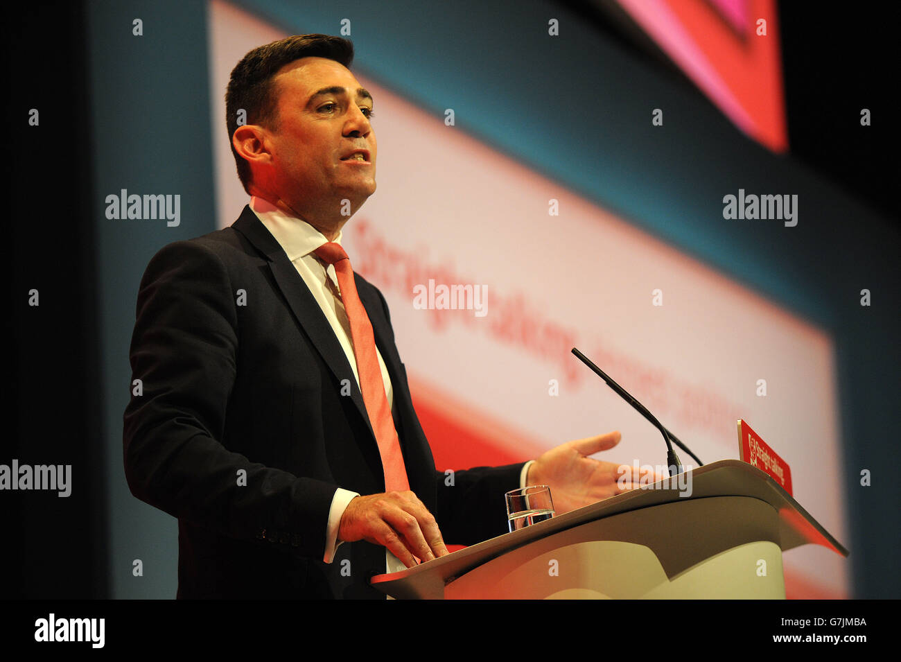 Andy Burnham MP, shadow home secretary, speaking on the theme of ...