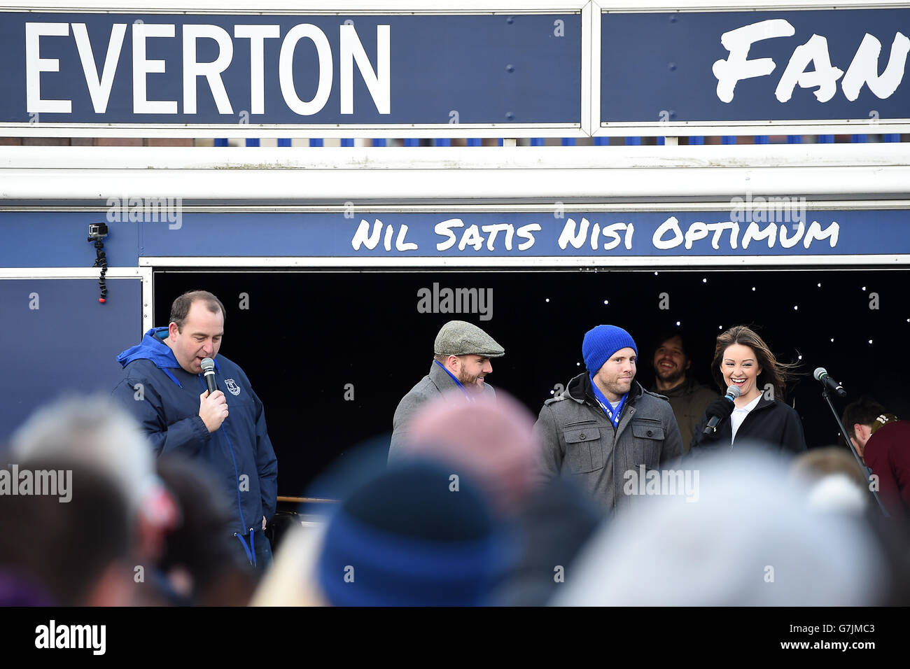 Matchday Roadshow Host Graeme White (left) and Presenter Jennifer ...