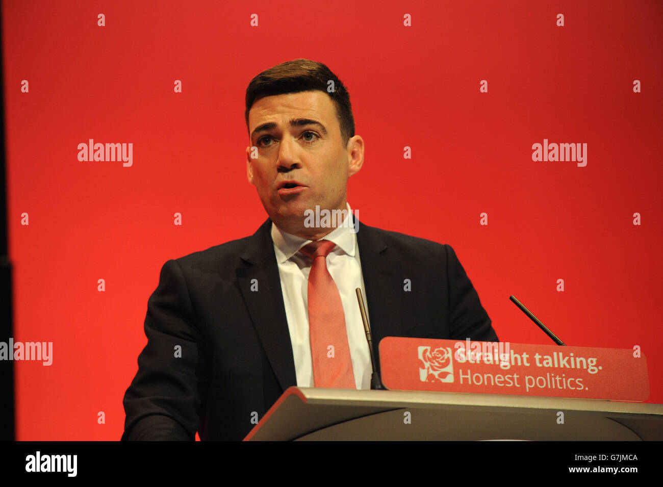 Andy Burnham MP, shadow home secretary, speaking on the theme of ...