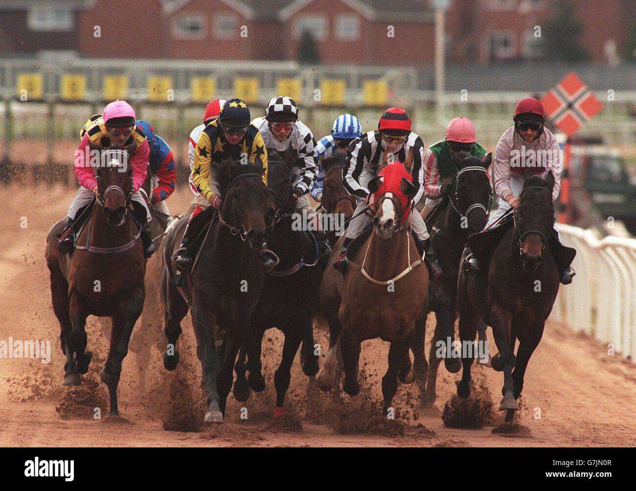 Horse Racing - Wolverhampton Races Stock Photo - Alamy