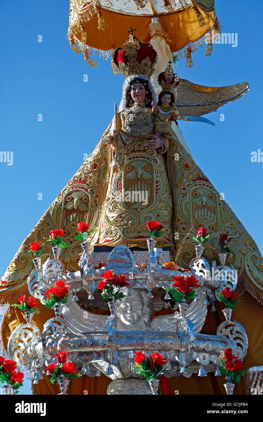 Virgen Purificada (Purified Virgin) Float, Corpus Christi Celebration ...