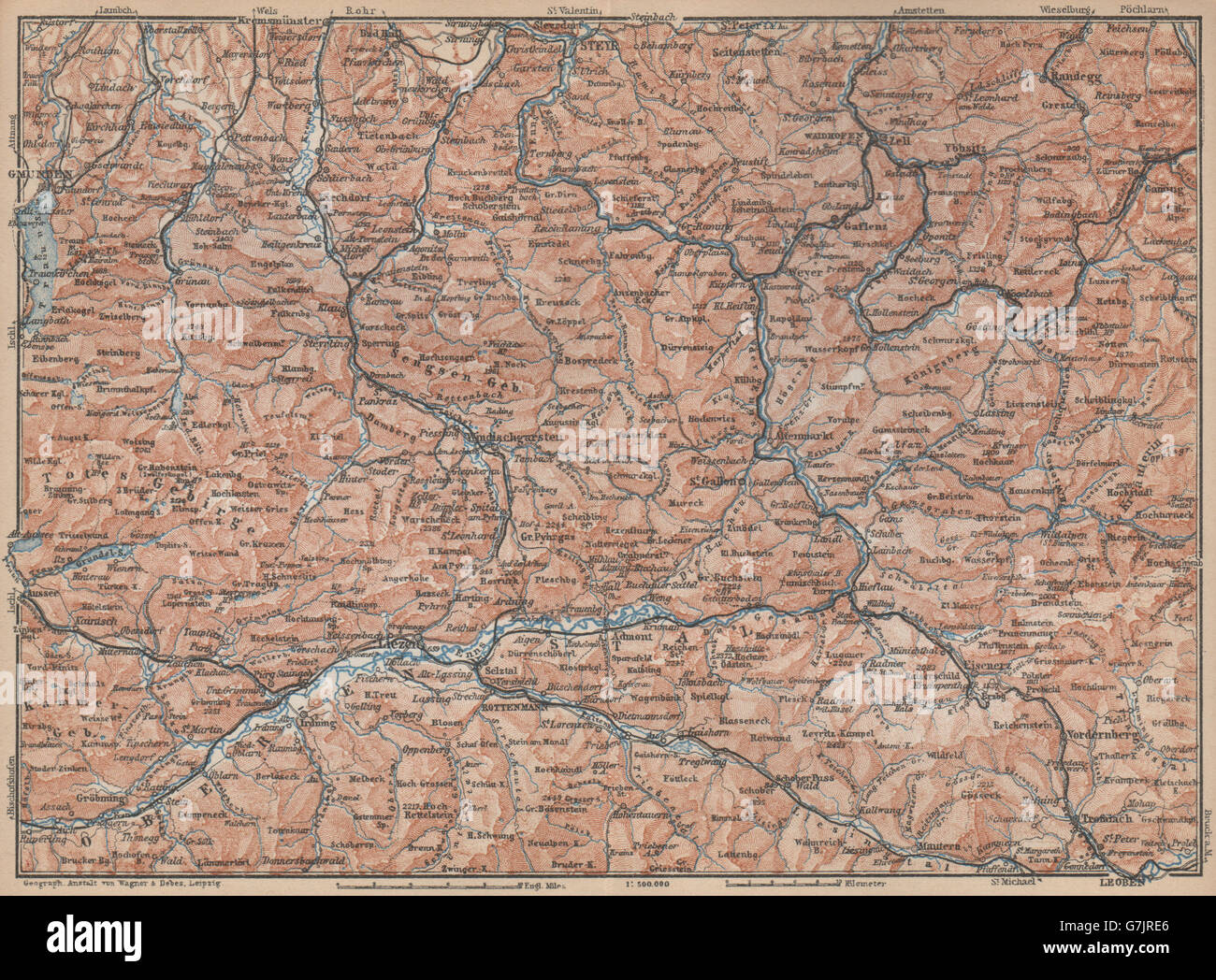 Steyr map hi-res stock photography and images - Alamy