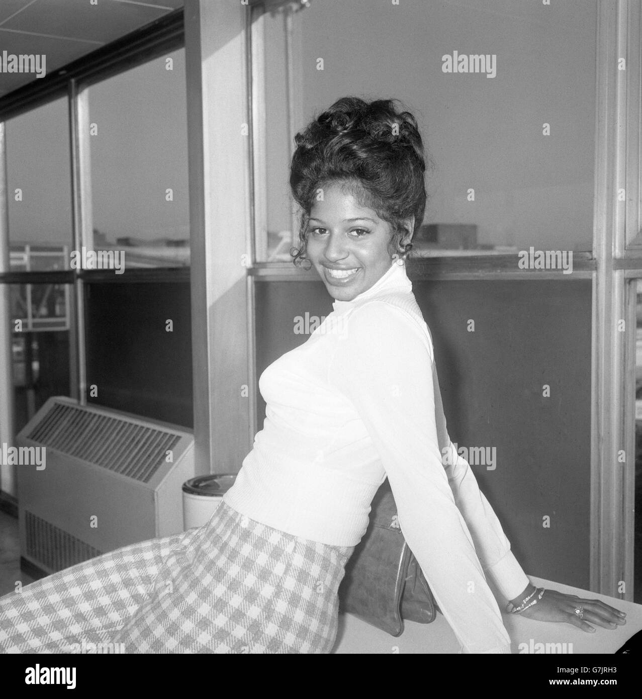Miss World 1974 - Heathrow Airport, London Stock Photo - Alamy