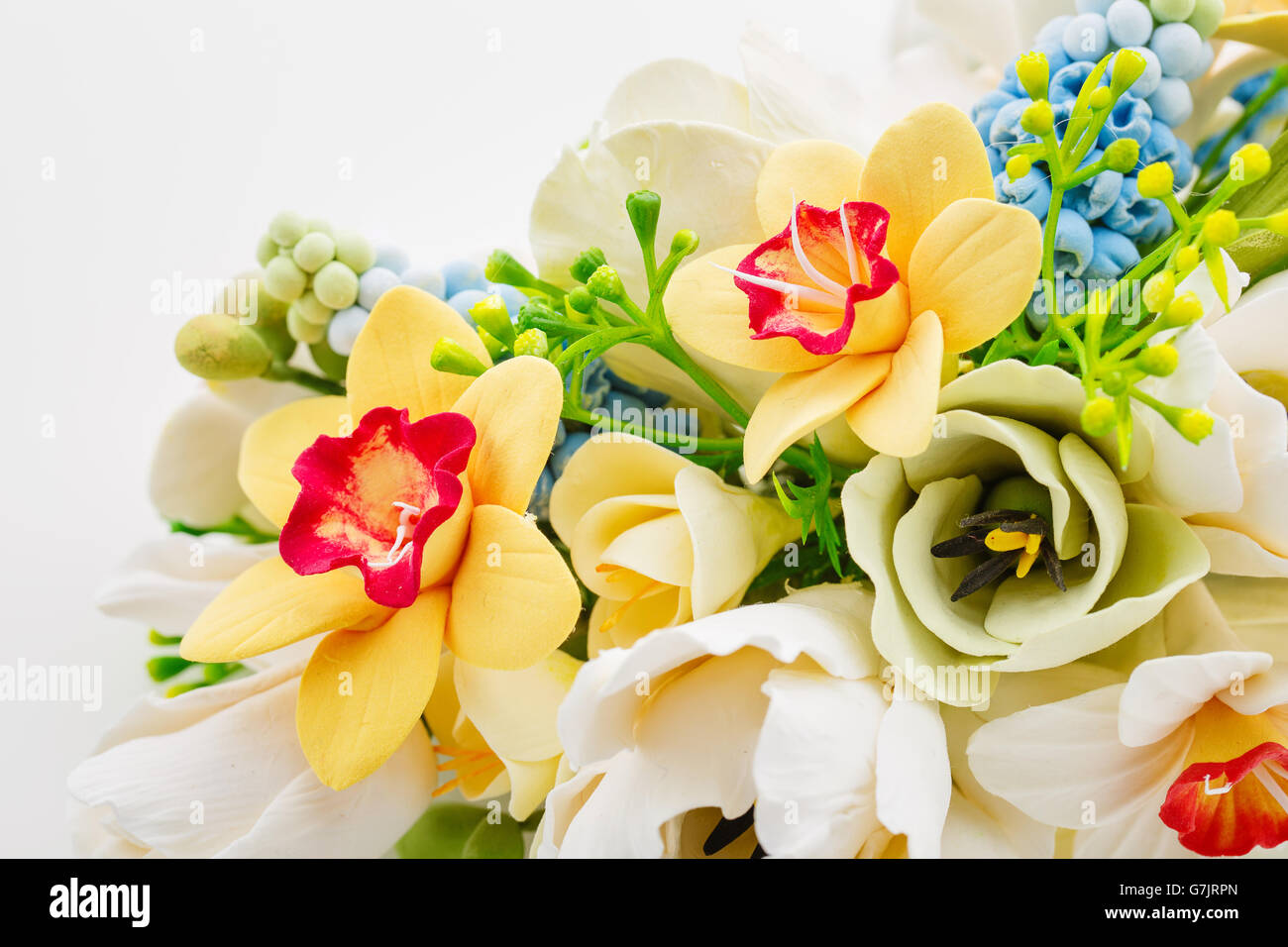 Beautiful spring flower bouquet Stock Photo - Alamy