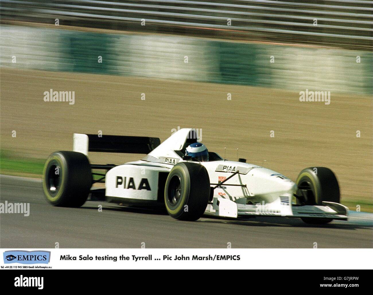 Mika salo testing the tyrrell hi-res stock photography and images - Alamy