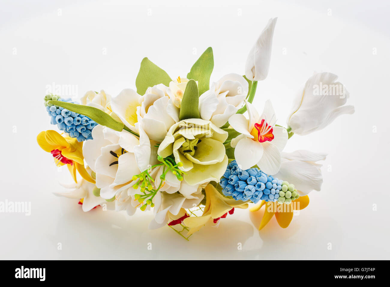 Beautiful spring flower bouquet Stock Photo - Alamy