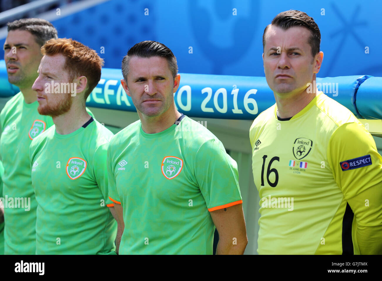 Republic ireland goalkeeper shay given during hi-res stock photography ...