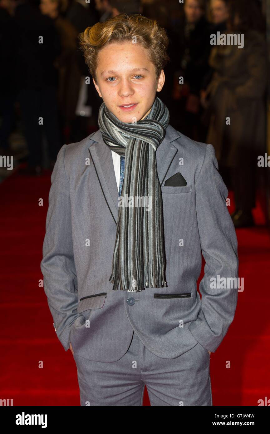 Daniel Huttlestone attending the UK gala screening of Into the Woods at ...