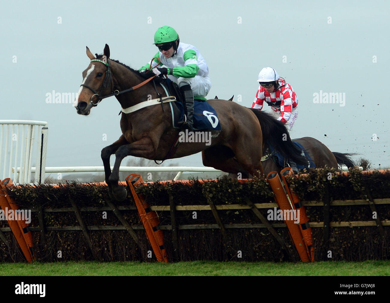 Horse Racing - Huntingdon Racecourse Stock Photo - Alamy