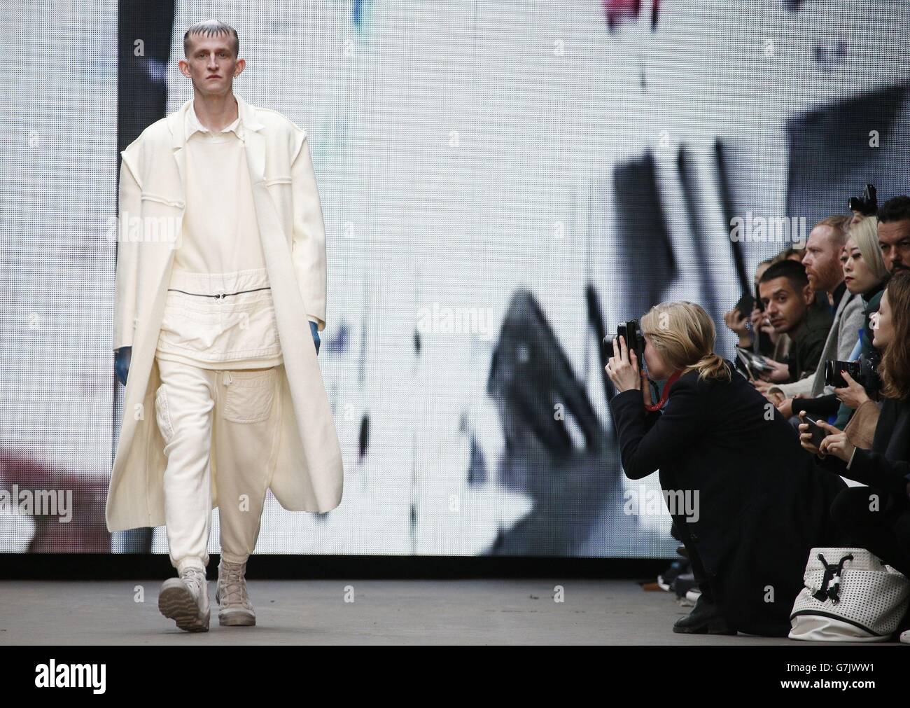 MAN Catwalk - London Collections: Men 2015 Stock Photo - Alamy