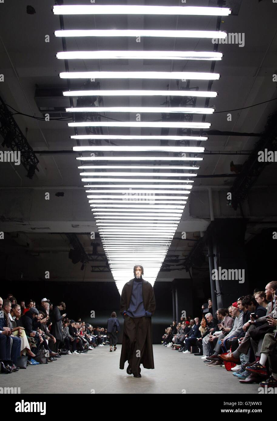 MAN Catwalk - London Collections: Men 2015 Stock Photo - Alamy