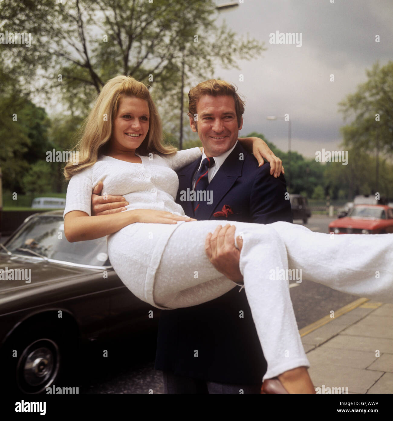 Is Carried Away By Actor Rod Taylor High Resolution Stock Photography ...