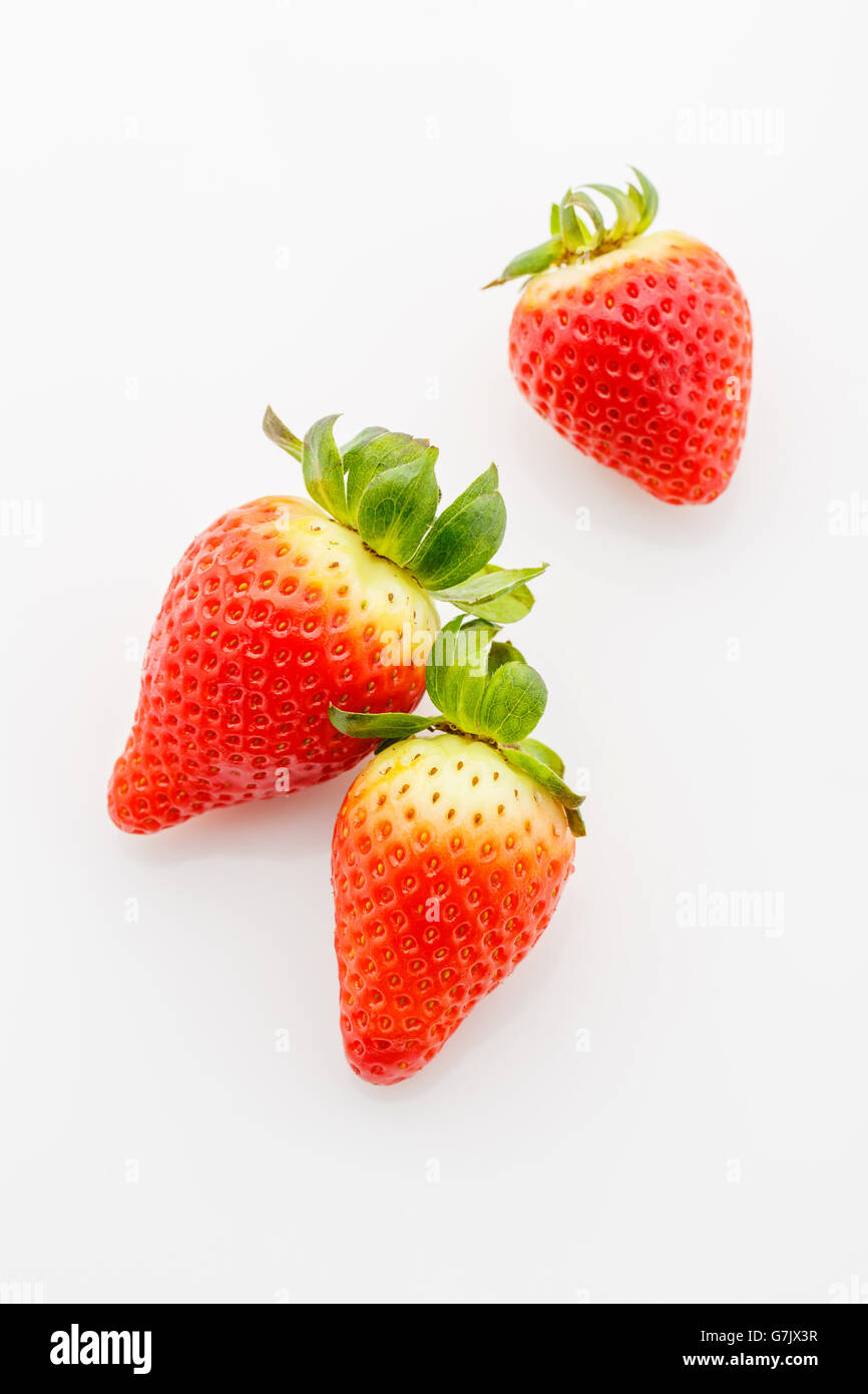 Closeup fully ripe strawberry hi-res stock photography and images - Alamy