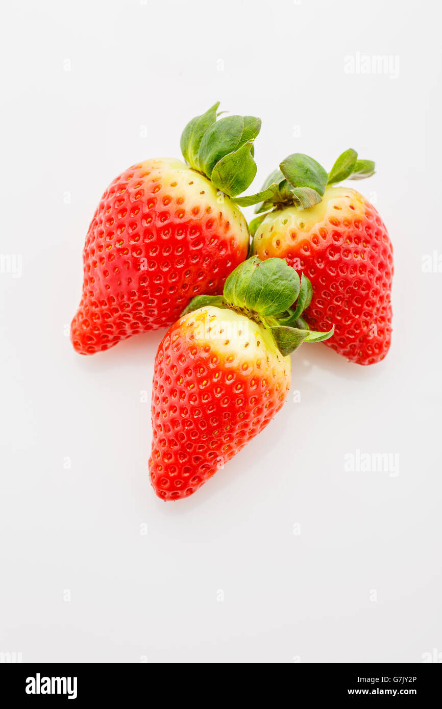 Closeup fully ripe strawberry hi-res stock photography and images - Alamy