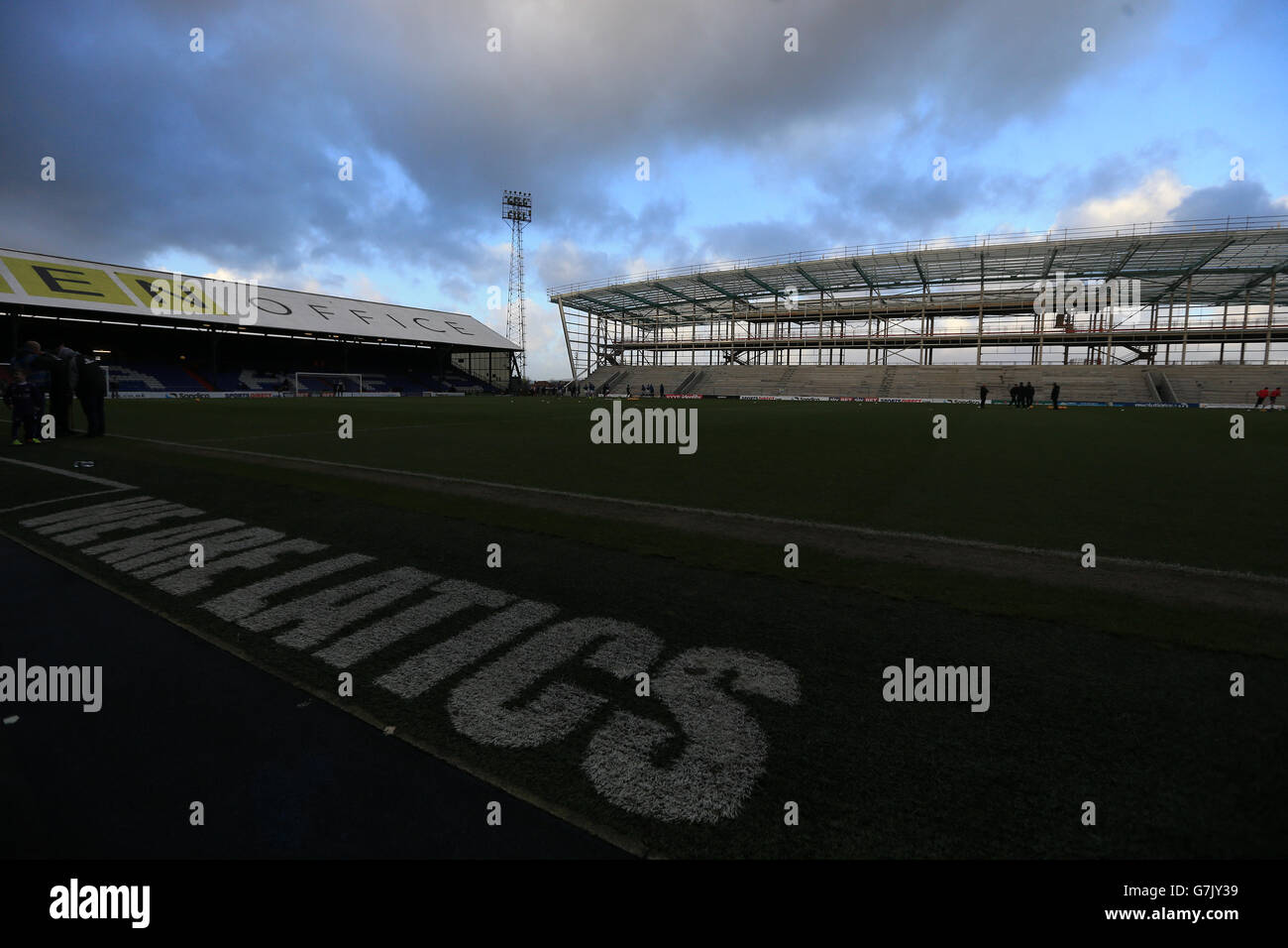 A general view of the Sports Direct Stadium before the Sky Bet League ...