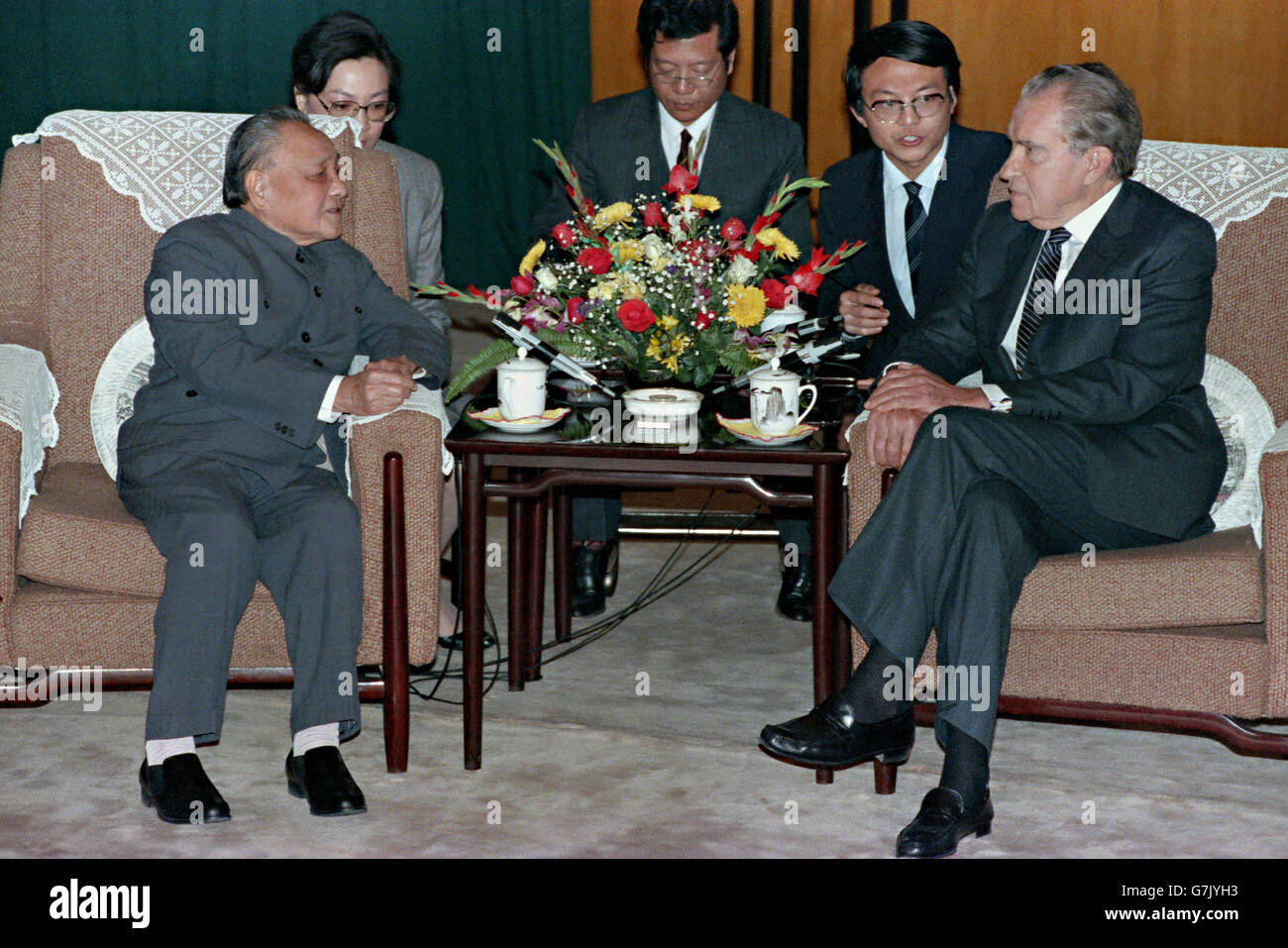 Former US President Richard M. Nixon meets with Chinese Supreme Leader ...