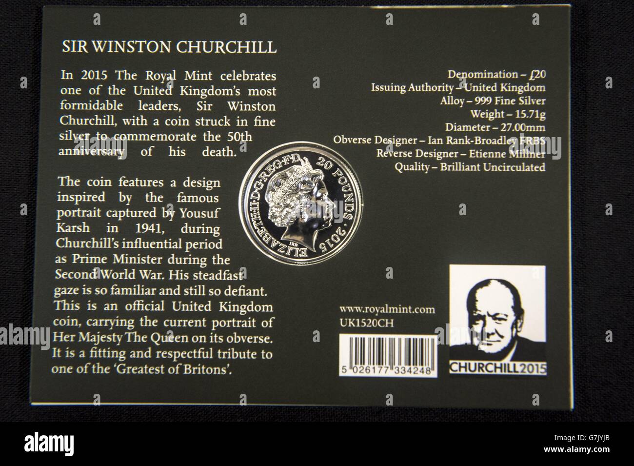 1965 commemorative coin hi-res stock photography and images - Alamy