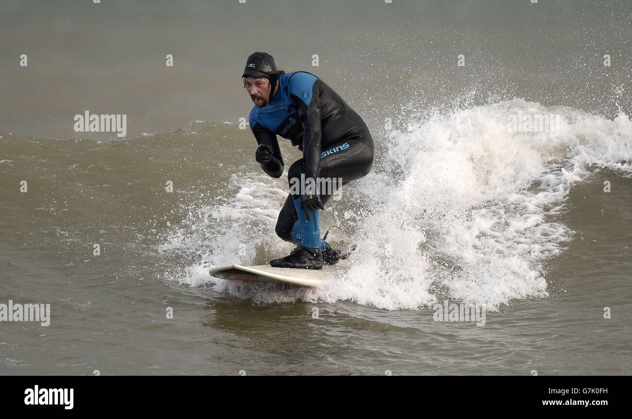 Swanage surfer hi-res stock photography and images - Alamy