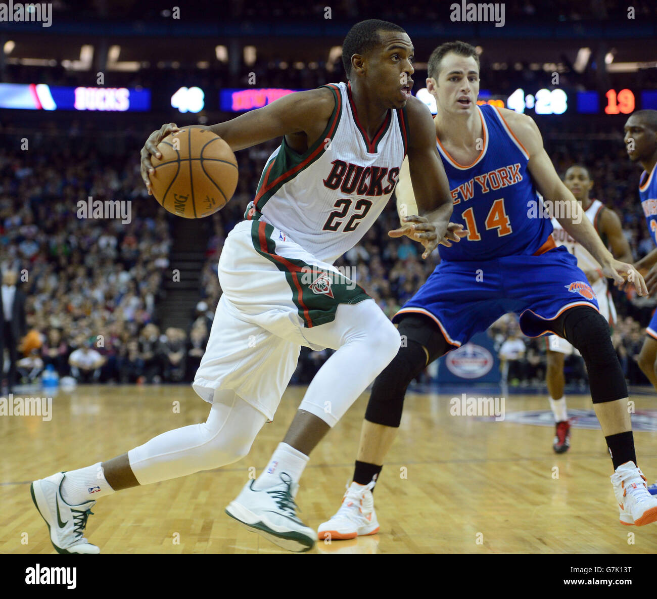 Milwaukee Bucks Basketball High Resolution Stock Photography and Images ...