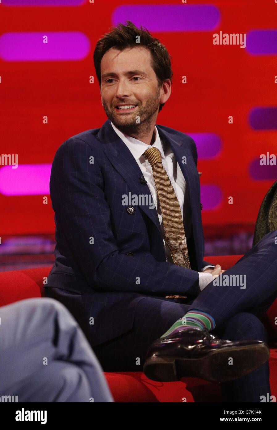 David Tennant during filming of the Graham Norton Show at the London ...