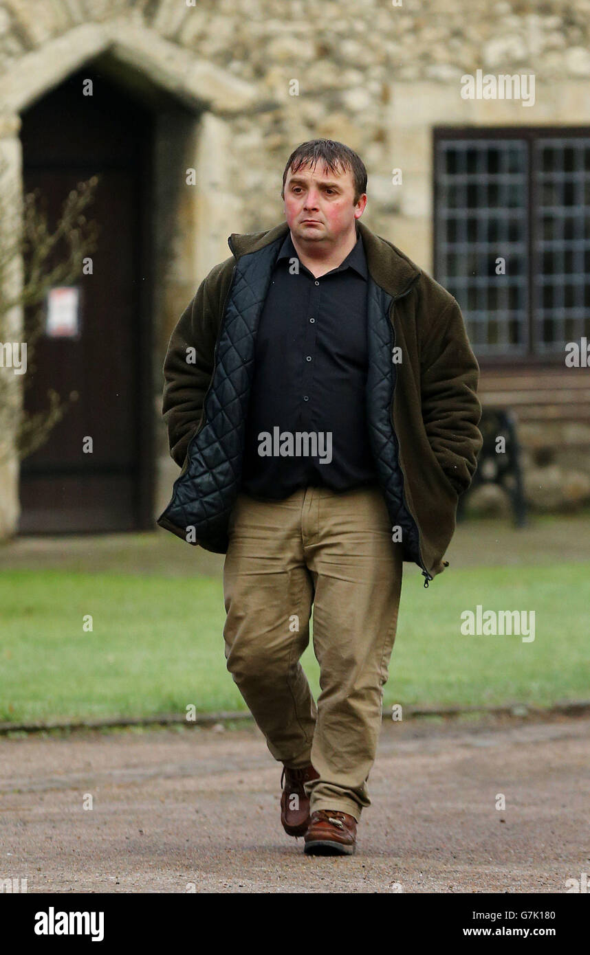 Tony Nicholls of Scott May's Daredevil Stunt Show arrives at the ...