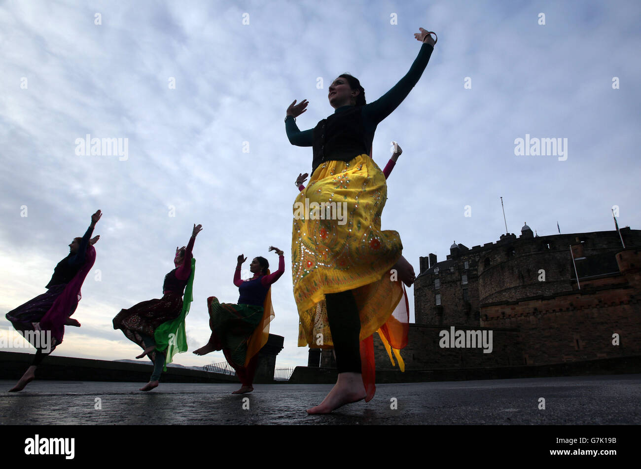 The Bollywood map launched at Edinburgh Castle by a troupe of Bollywood ...