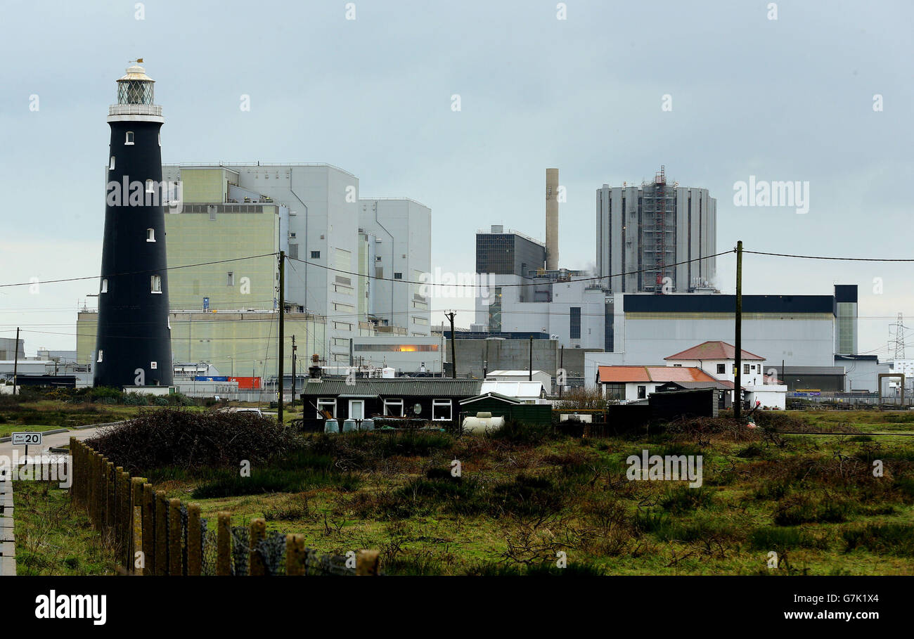A general view of dungeness nuclear power station hi-res stock ...