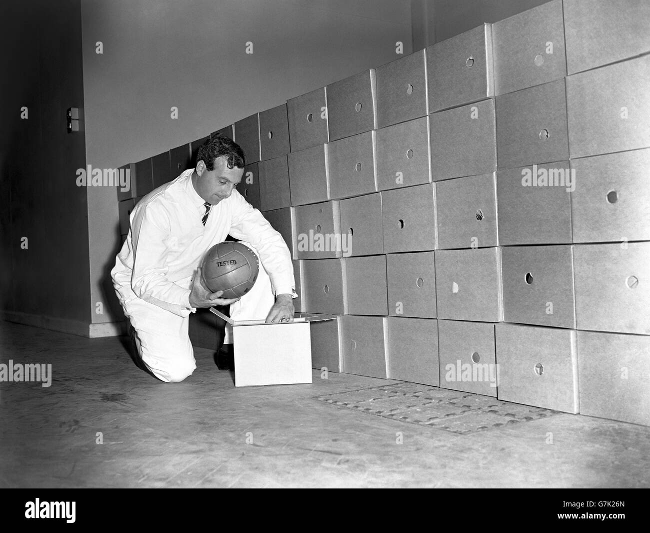 Soccer - Football Manufacturing - London. Images from a factory that ...