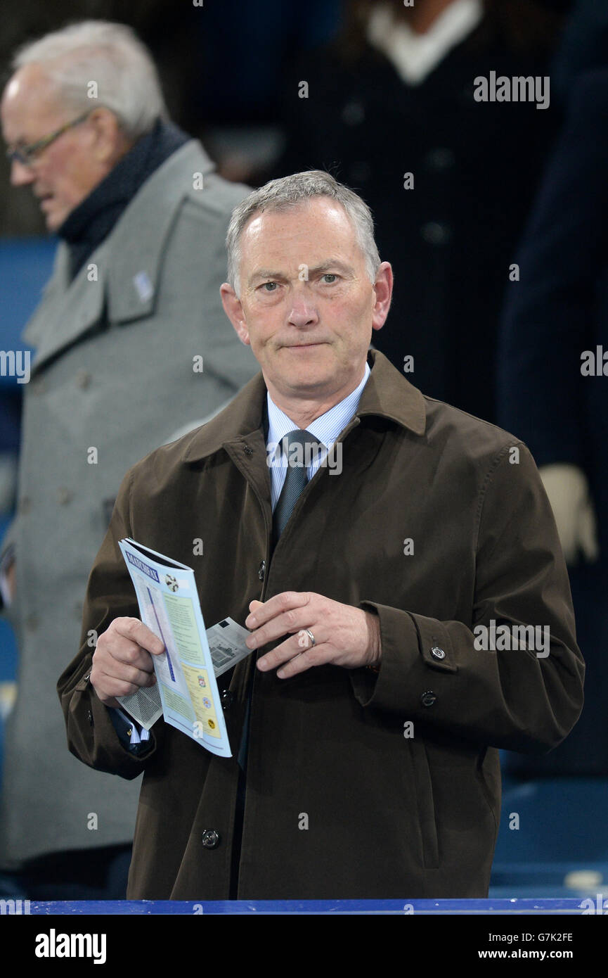 Chief executive of the premier league richard scudamore in the hi-res ...