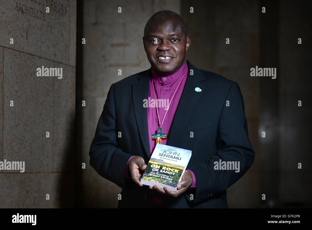 The Archbishop of York Dr John Sentamu launches his new book On Rock or ...