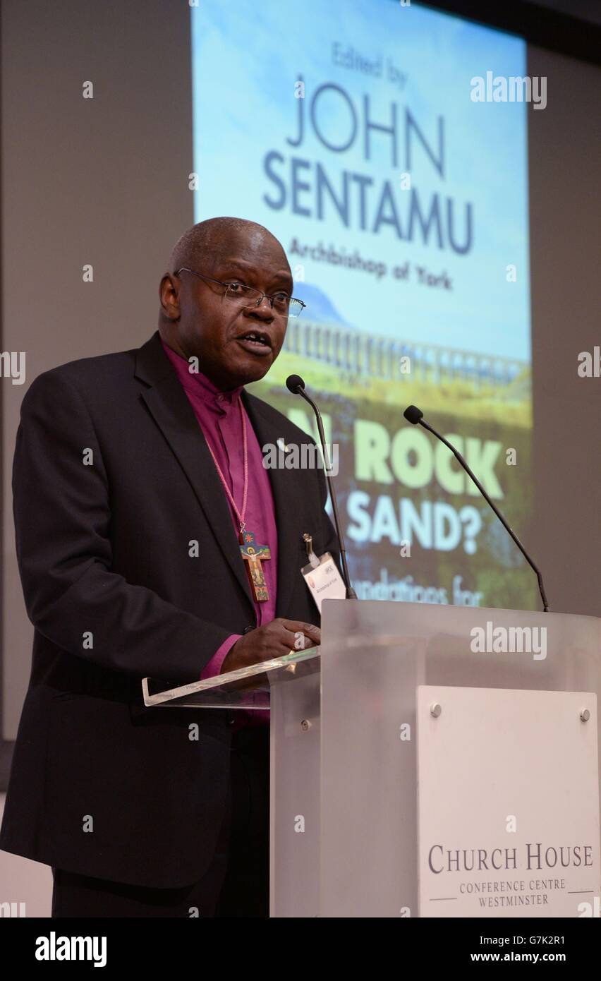 Dr John Sentamu book launch Stock Photo - Alamy