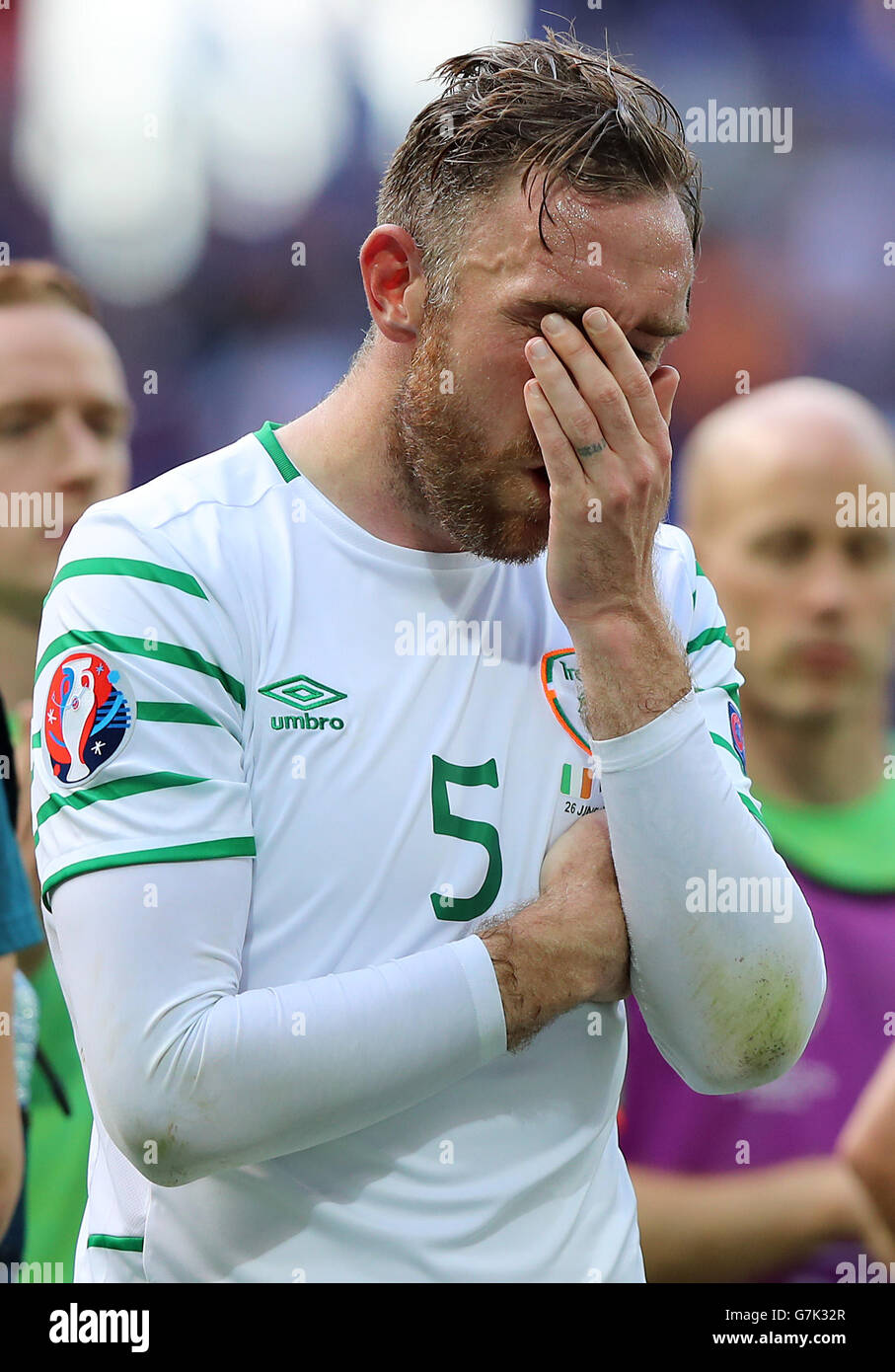Republic of Ireland's Richard Keogh during the round of 16 match at the ...
