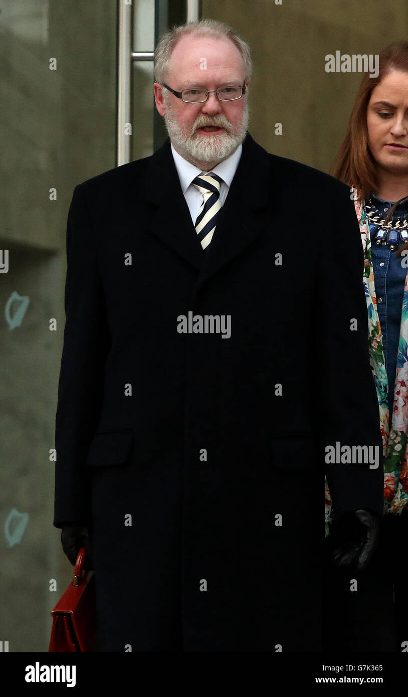 Deputy State pathologist Michael Curtis leaves the CCJ in Dublin ...